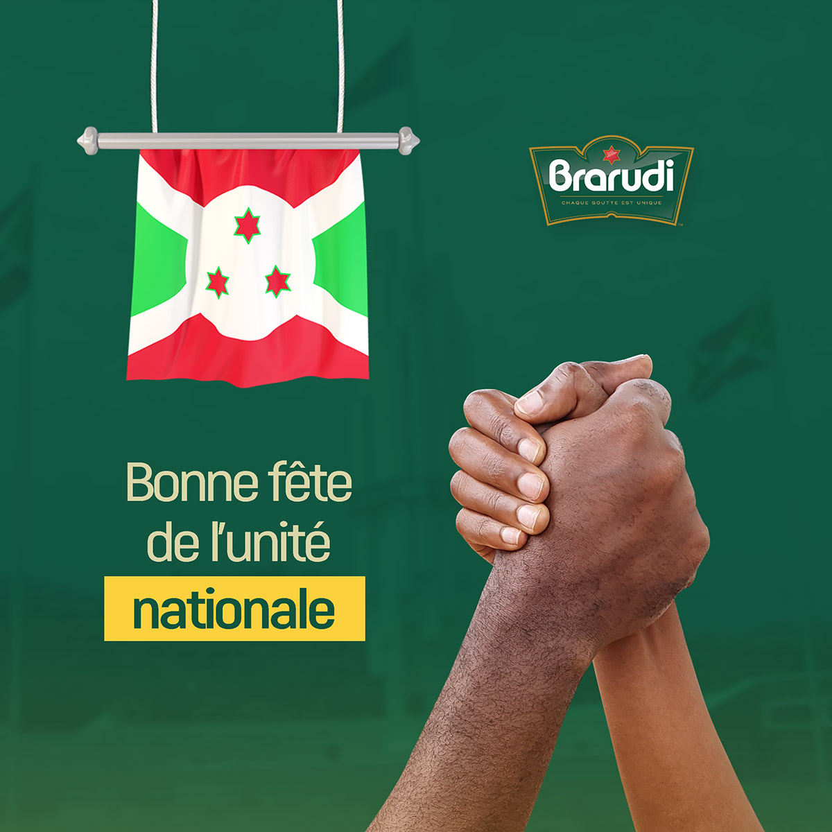 Bonne fête de l'unité nationale Bonne fête de l'unité nationale